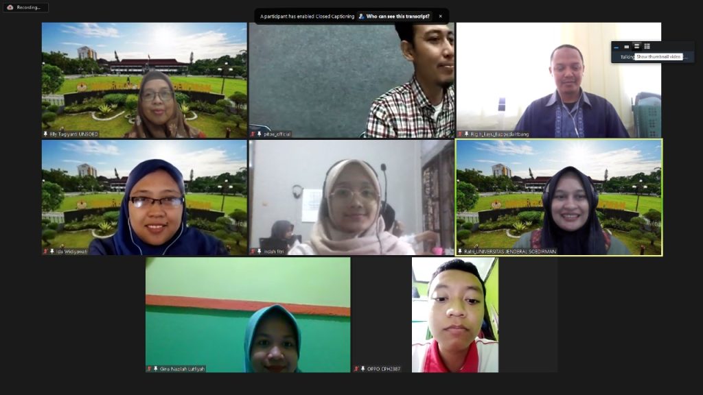 Sosialisasi krenova kolaborasi lppm Unsoed dg bappedalitbang kan banyumas